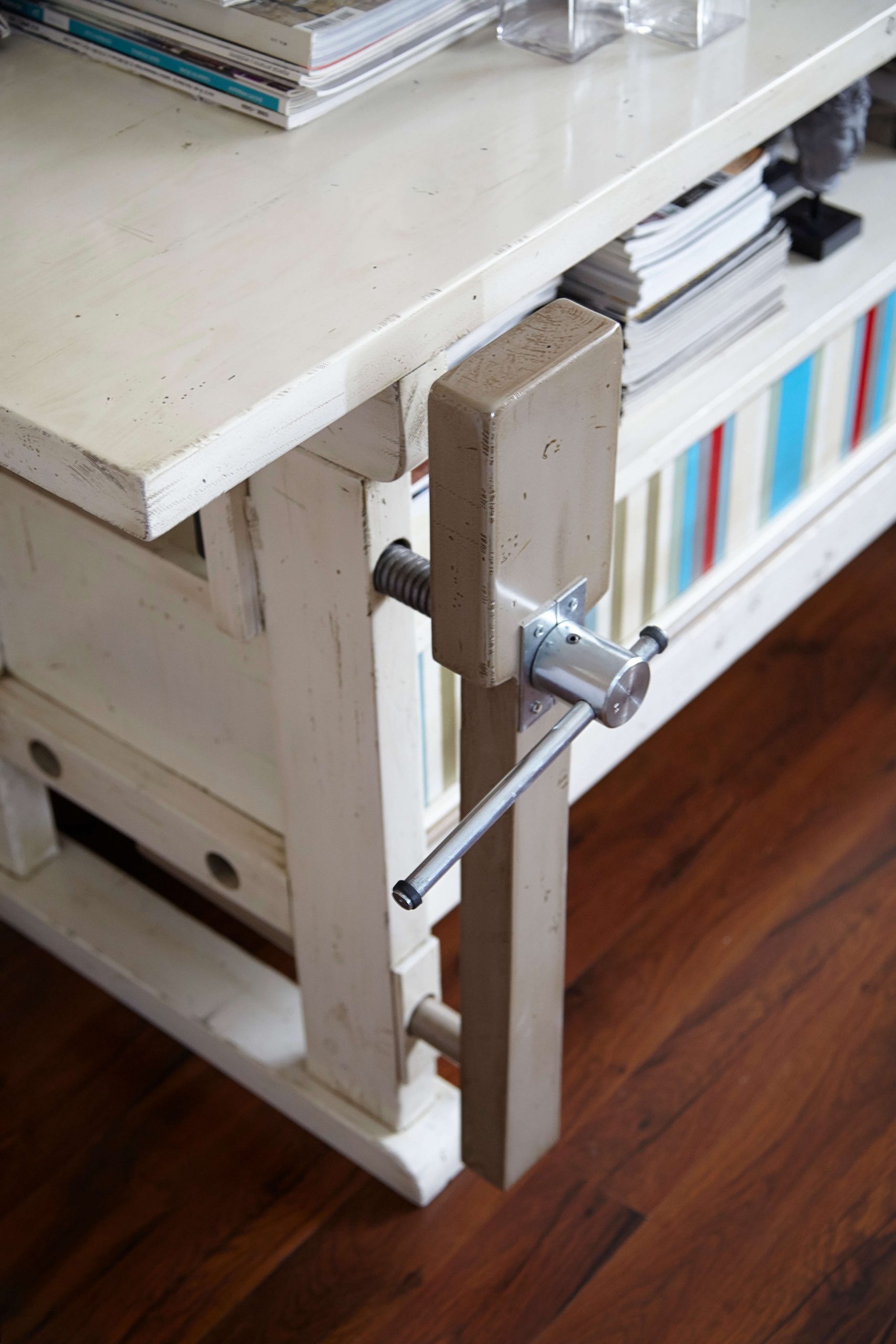 Banco Carpintero - 1 cajón - Medidas 185x70x80 cm - Lola Glamour