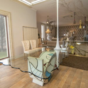 Gaudi dining table foot - Measures 115x45x74 cm - Lola Glamour